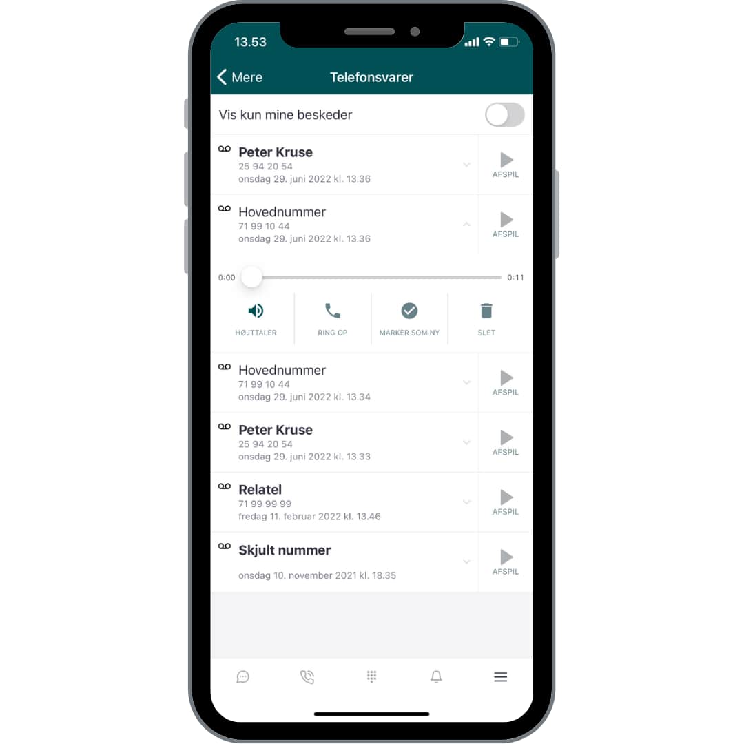 Relatel App - Mobiltelefoni